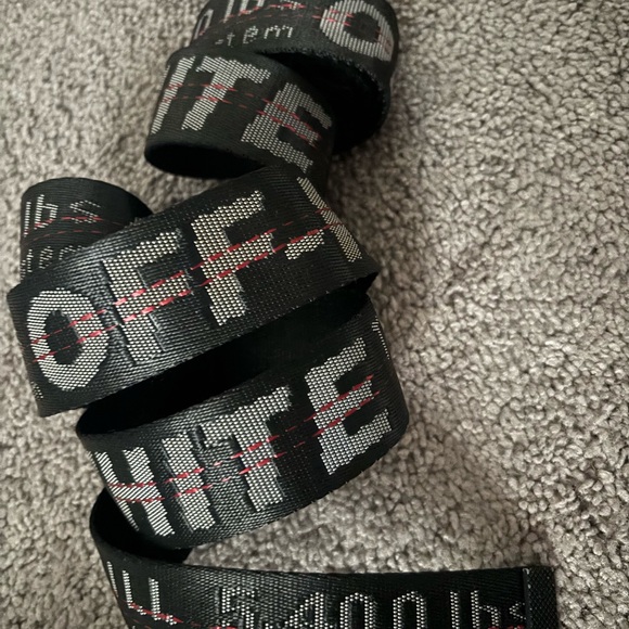 Off-White | Accessories | Offwhite Black And White Logo Strap | Poshmark